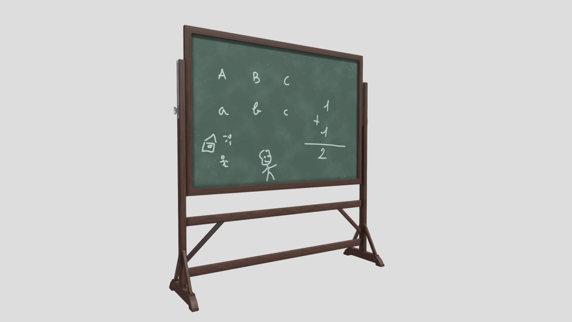 Old wood Blackboard - 3D model by kopofx [4753568] - Sketchfab