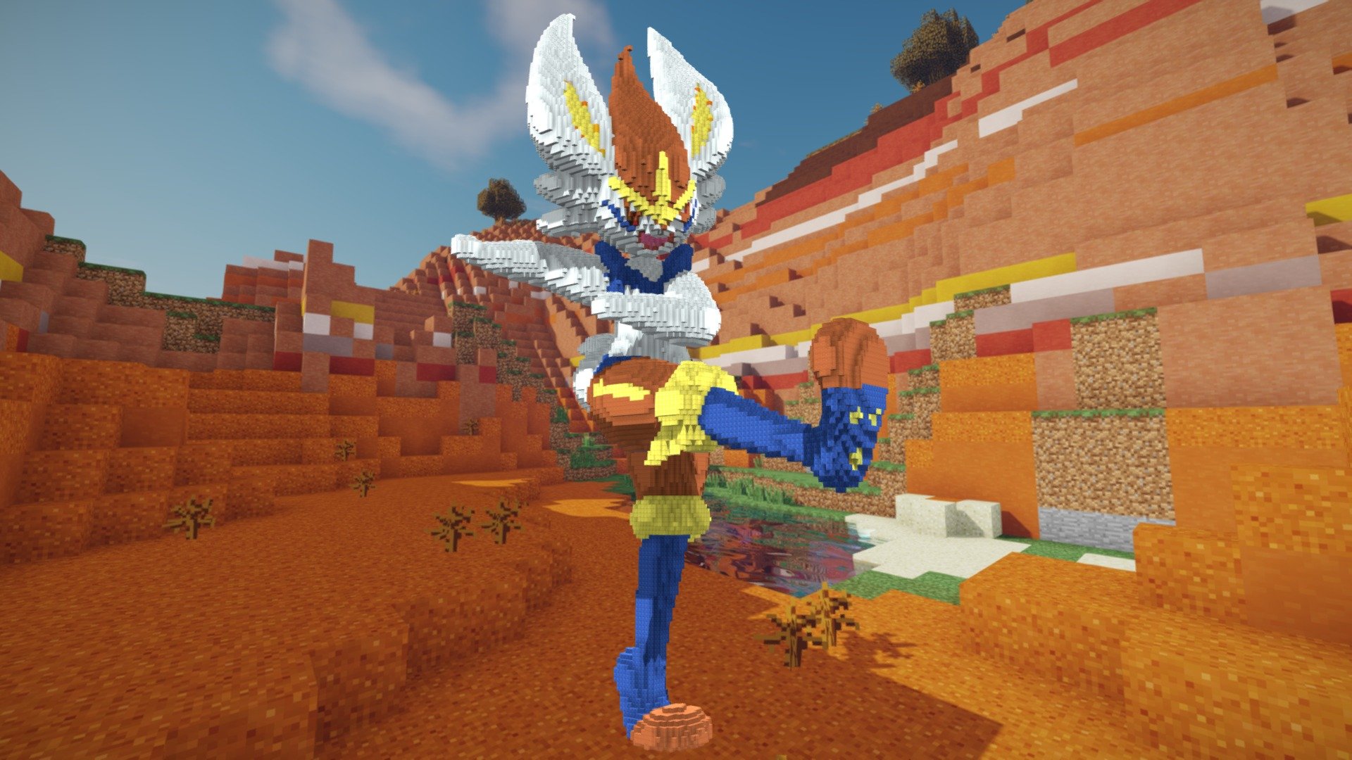 Minecraft Cinderace Build Schematic - 3D model by inostupid [4756257 ...
