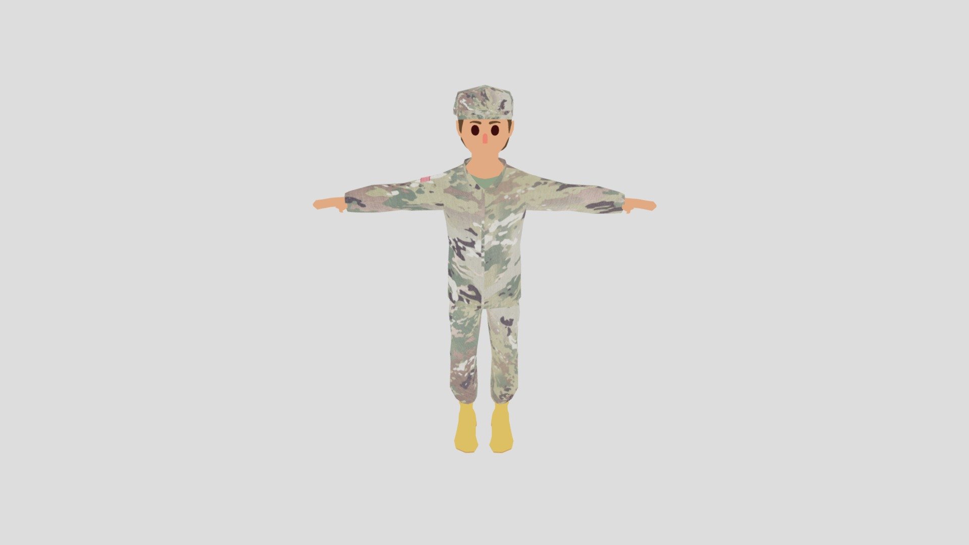 Male Army Uniform - 3D model by Gamerjibe [4759098] - Sketchfab