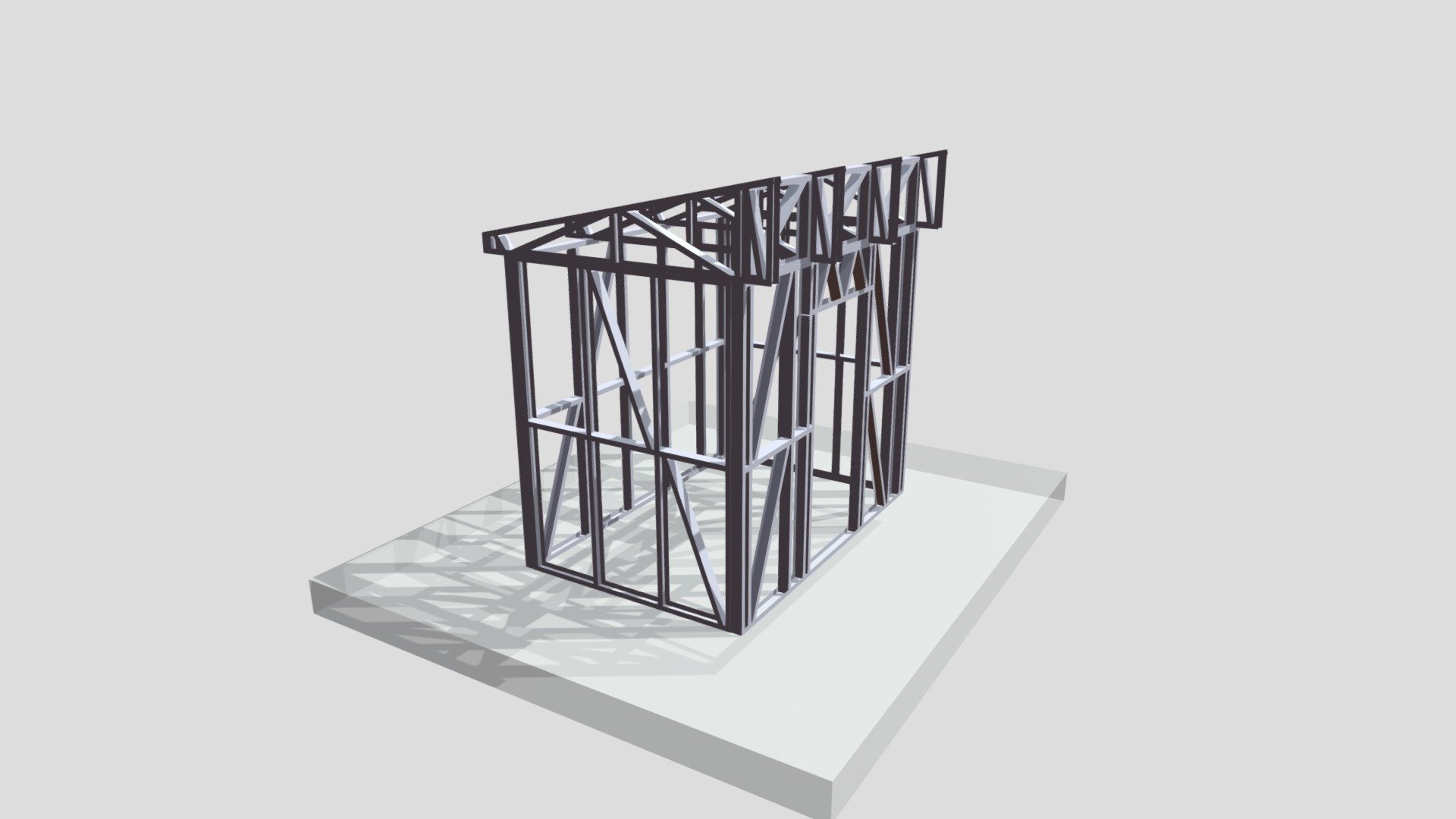 Бытовка 2x3 h=2_5 - 3D model by lstk-rus [47590d6] - Sketchfab
