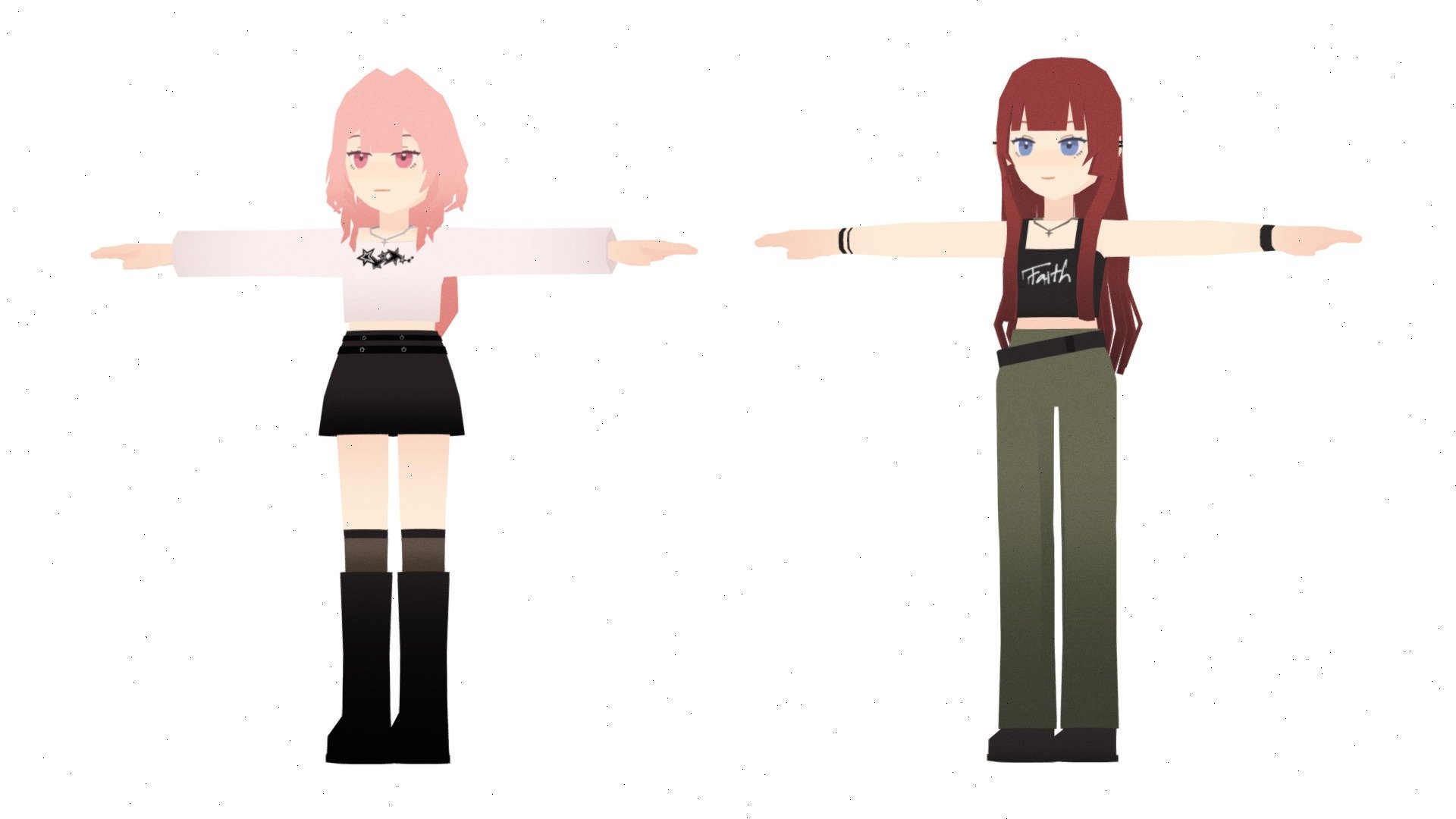 Lowpoly anime model - Download Free 3D model by Rena (@nxzyu) [4759680 ...
