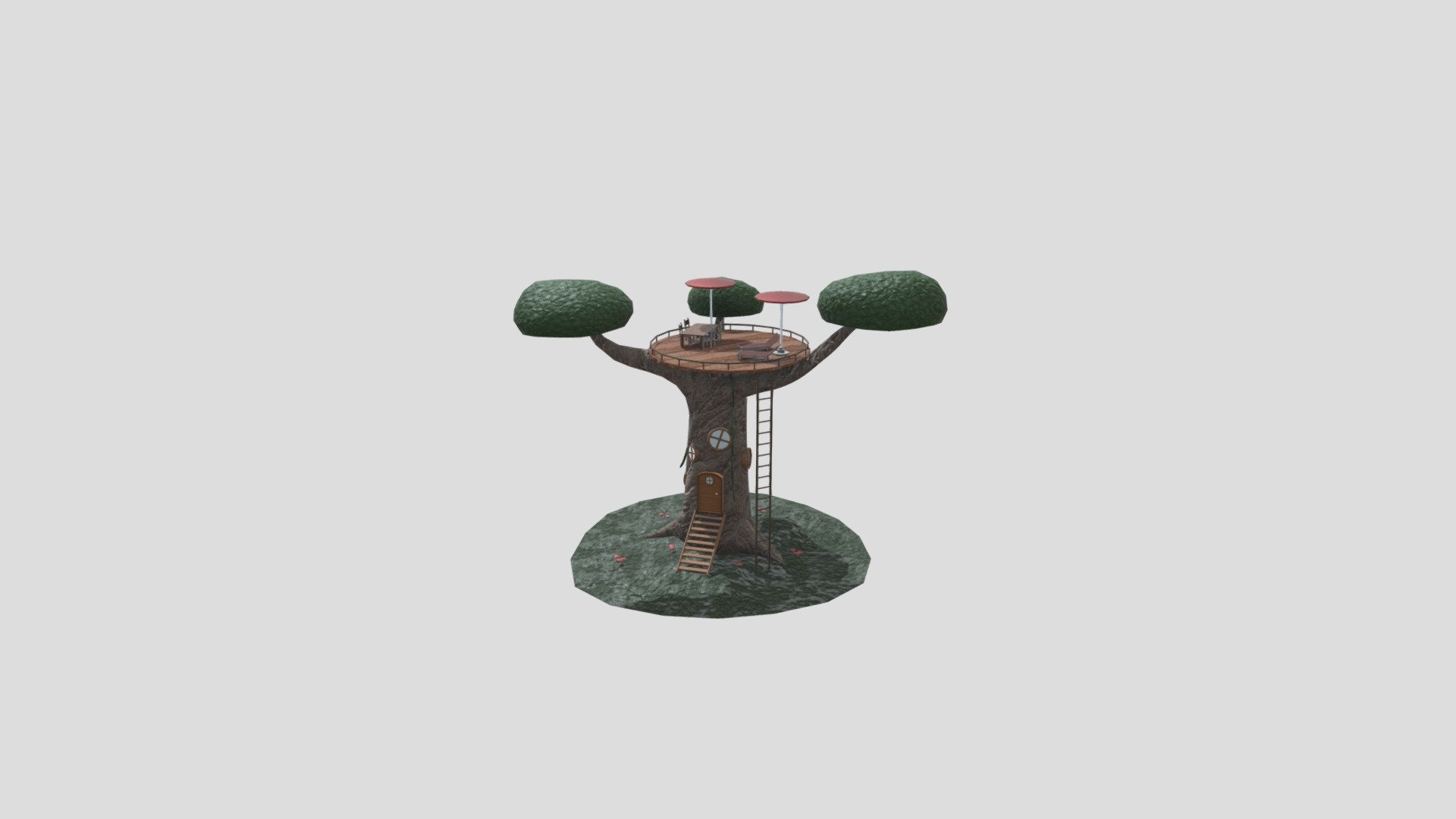 TreeHouse - 3D model by SamHoeks [4759a5d] - Sketchfab