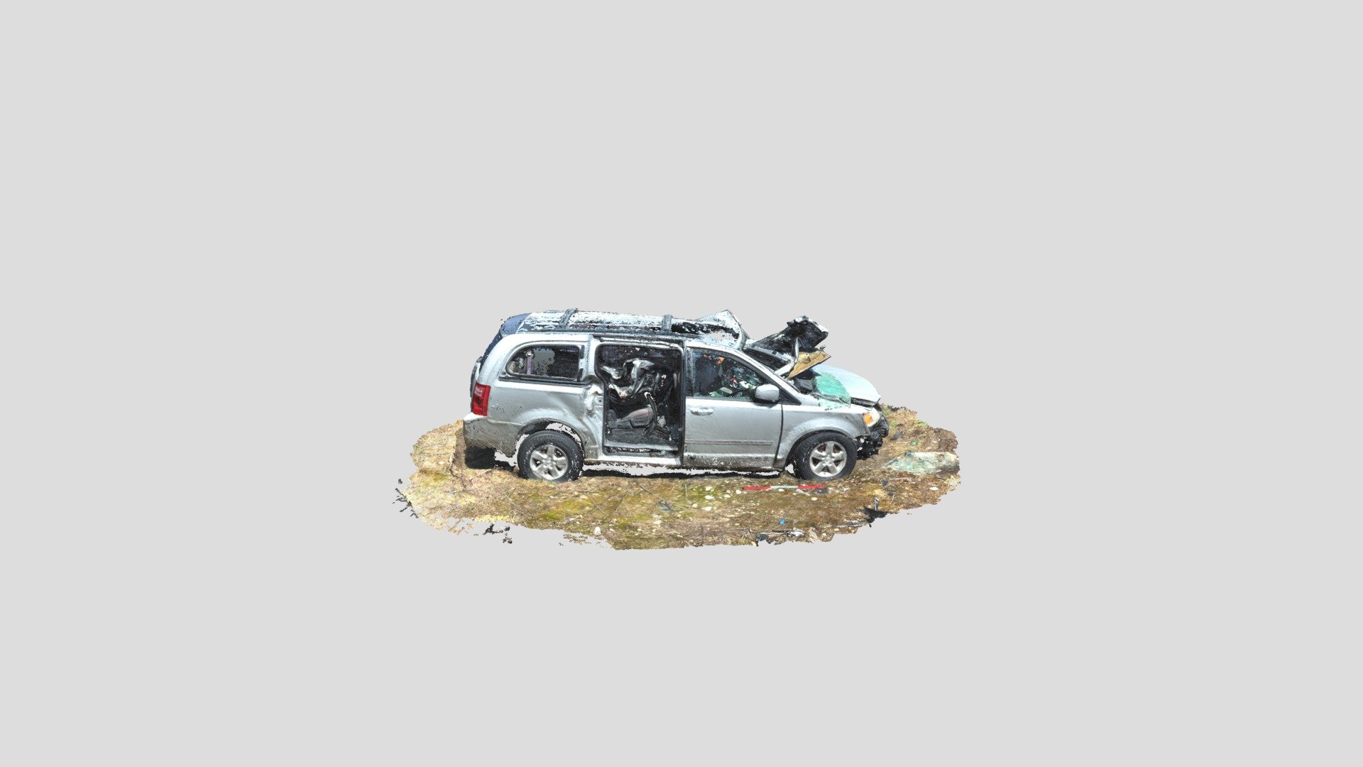 Crushed Dodge Van - Download Free 3D model by Recon-3D [4759b1c ...