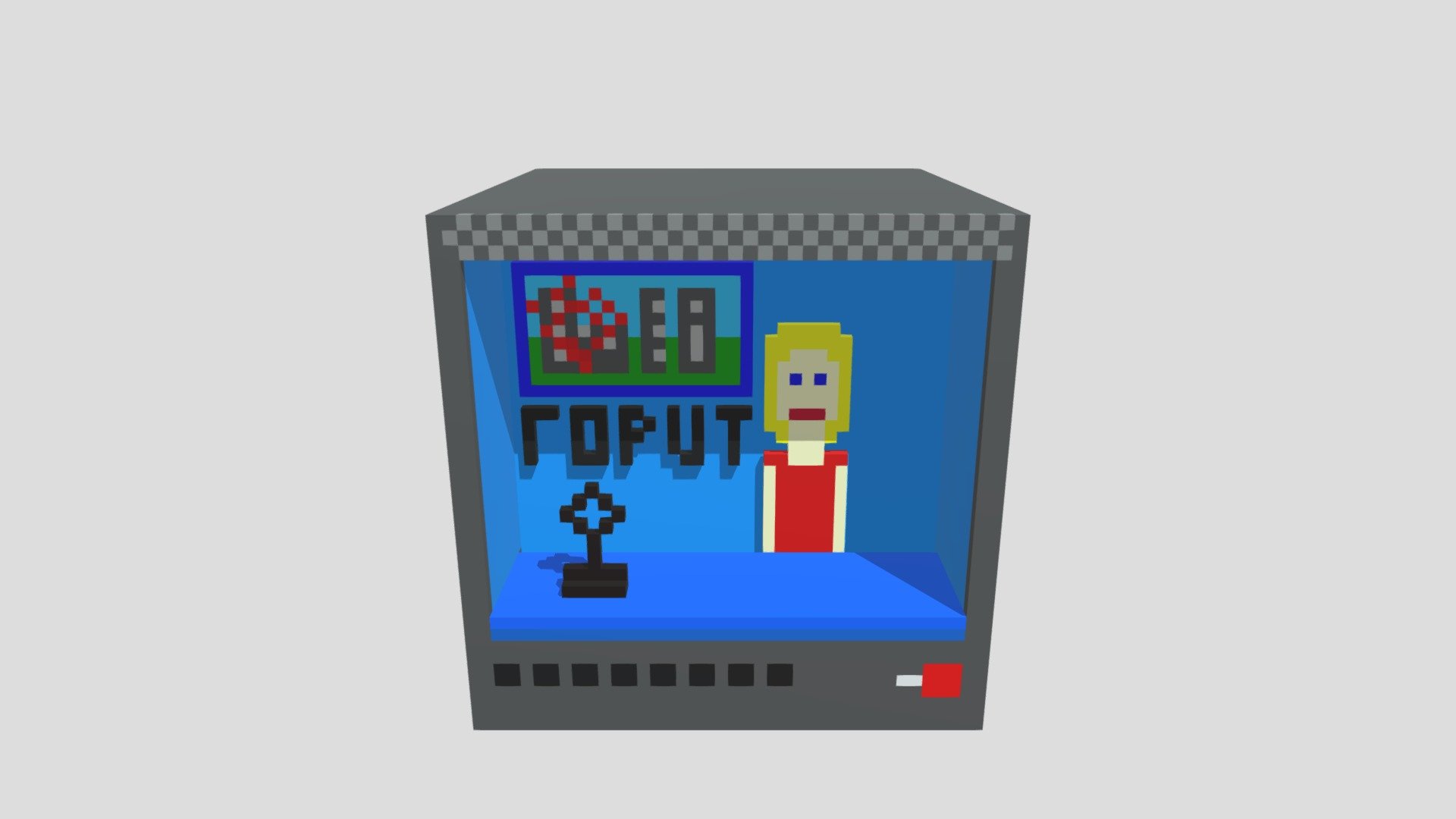 TV- News - 3D model by DanyFox [475a262] - Sketchfab