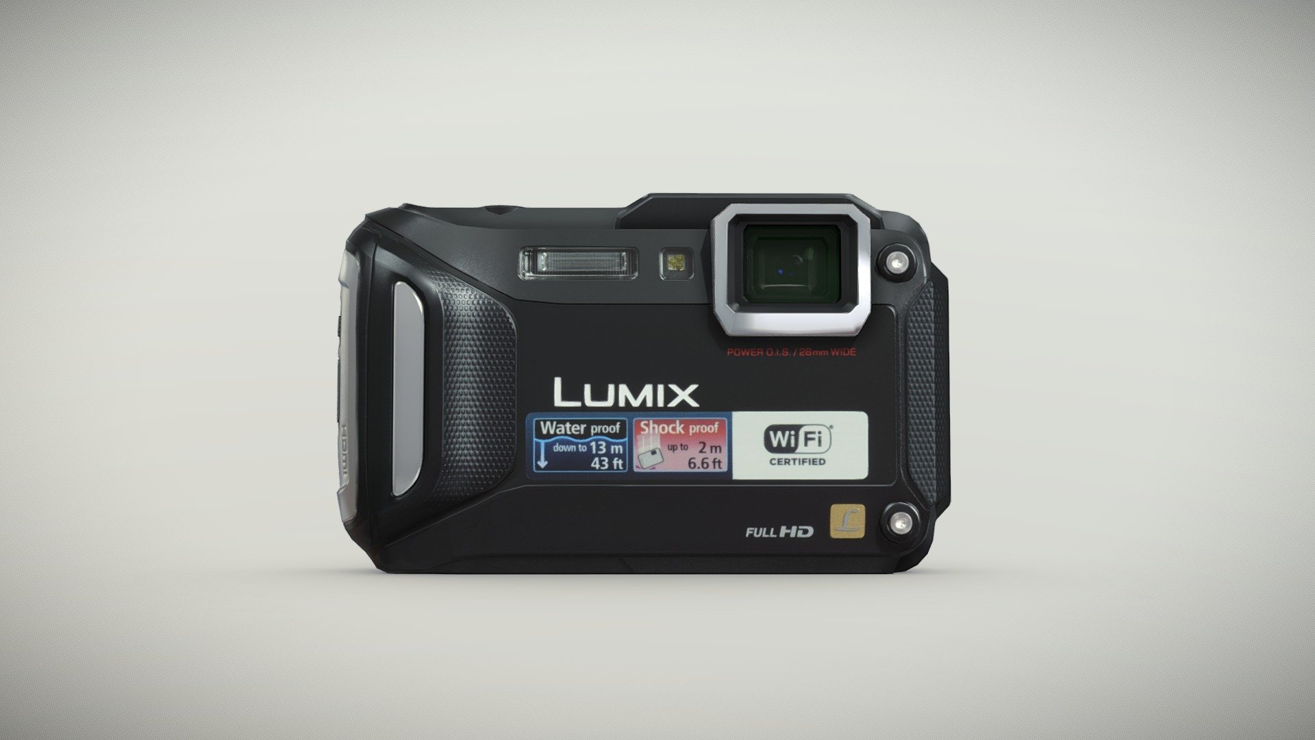 Panasonic Lumix DMC-TS5 rugged proof camera - 3D model by 3DOverstock ...