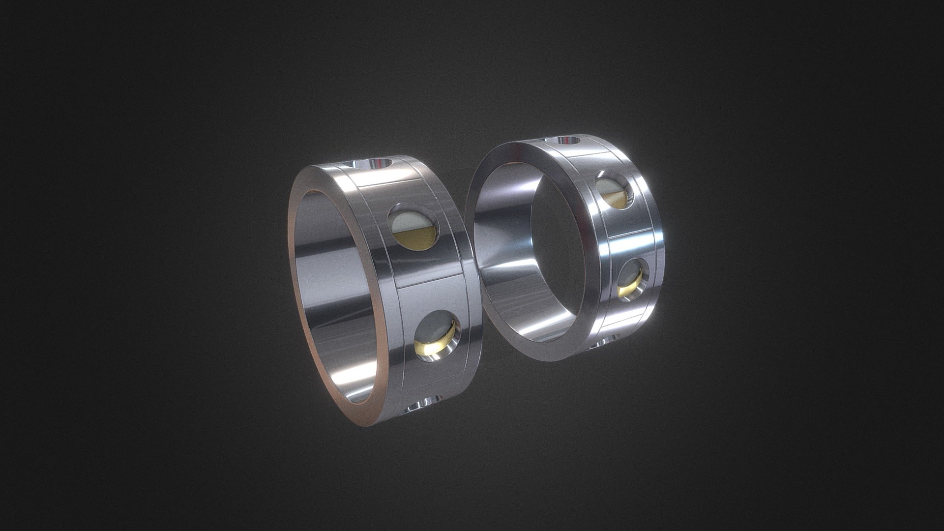 Ring / Moon Phase / GGJewellery - 3D model by ggjewellery [475b7c9 ...
