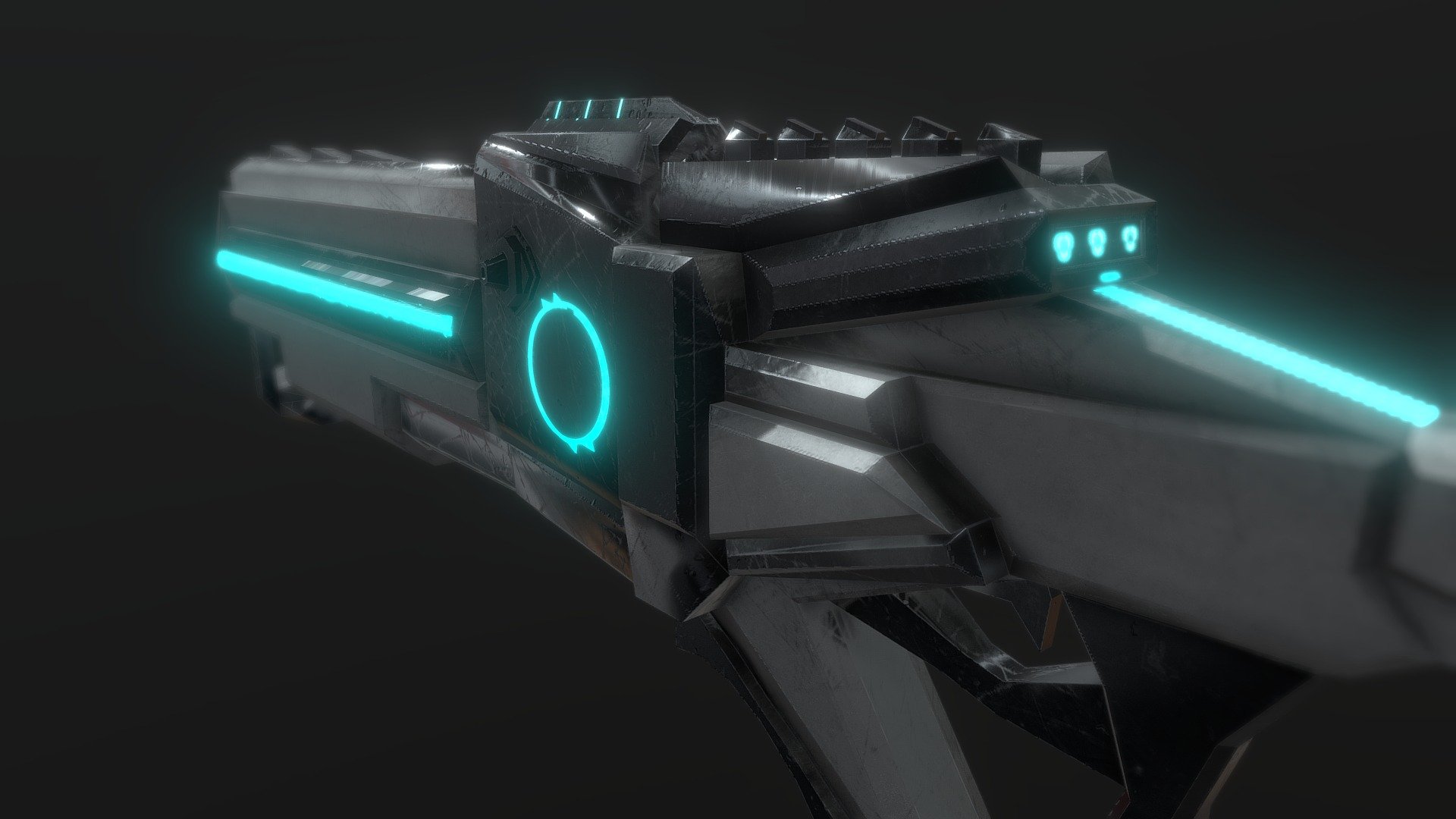 Texturized Future Weapon (Model By Alberto) - 3D model by SnowWater09 ...