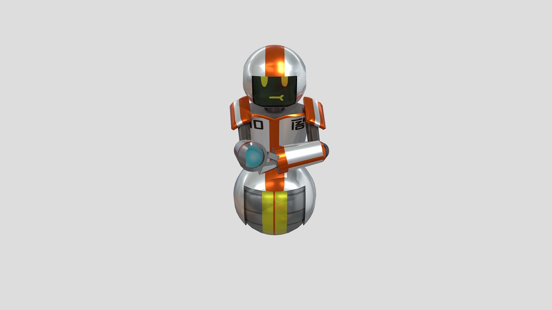 Robot 3d Model By Lyt3ruh [475e19d] Sketchfab