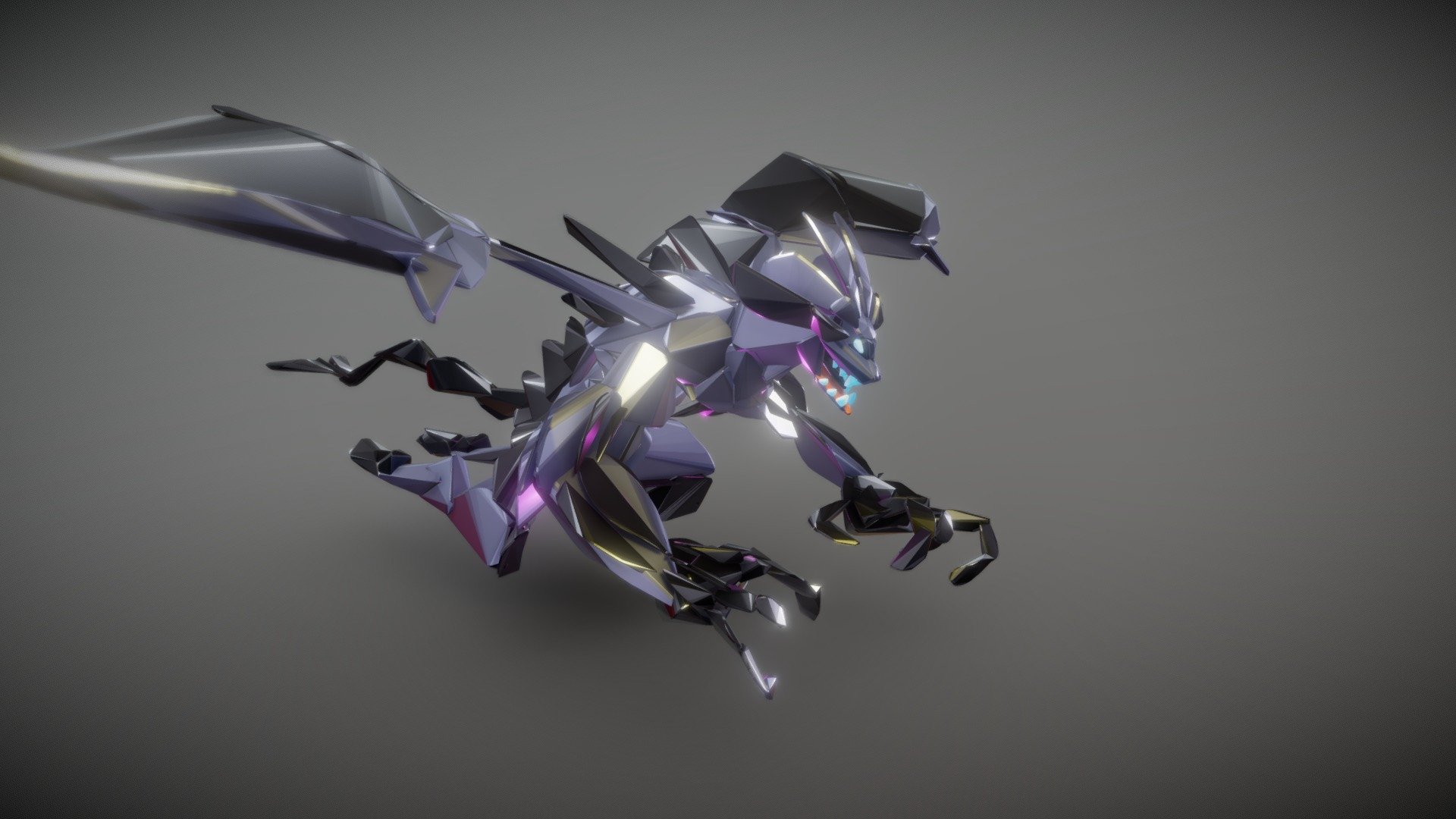 Winged Werewolf - 3D model by Chaitanya Krishnan (@chaitanyak) [4760941 ...