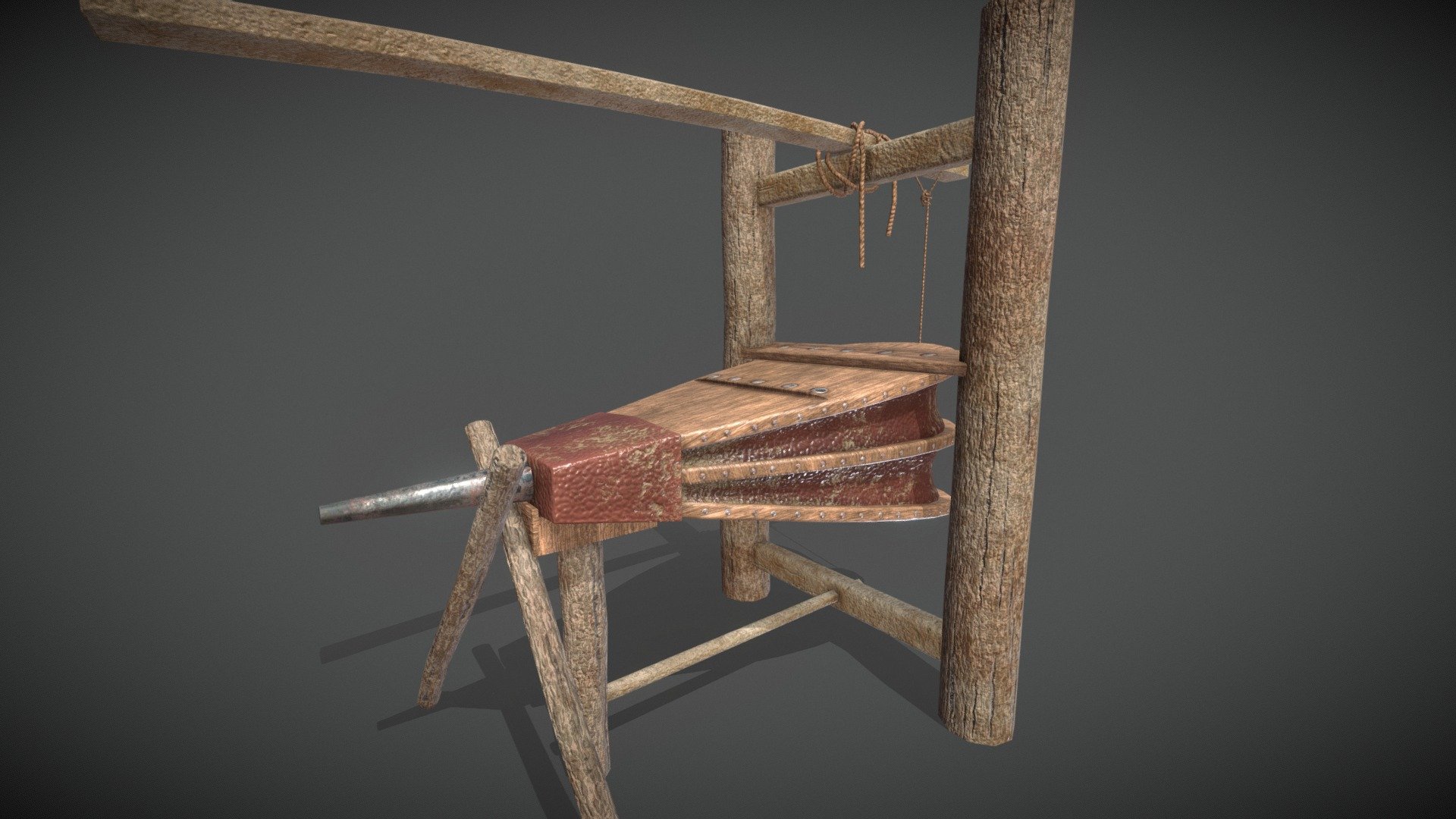 Medieval Bellows - Low Poly - Download Free 3D model by nathdec ...