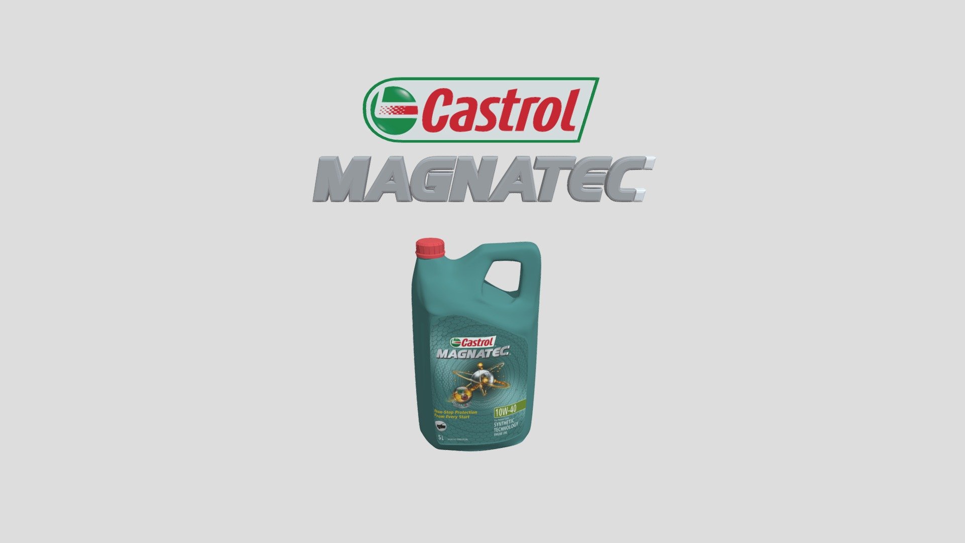 Castrol Magnatec with Dualock Technology - 3D model by blacklightEvents ...