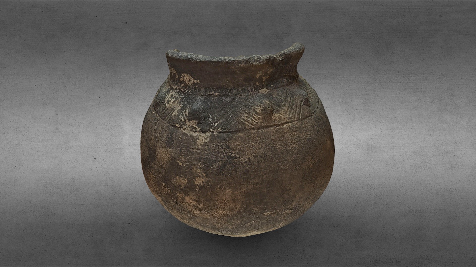 Iron Age nomad pot P1K11B6 - Download Free 3D model by Archaeological ...