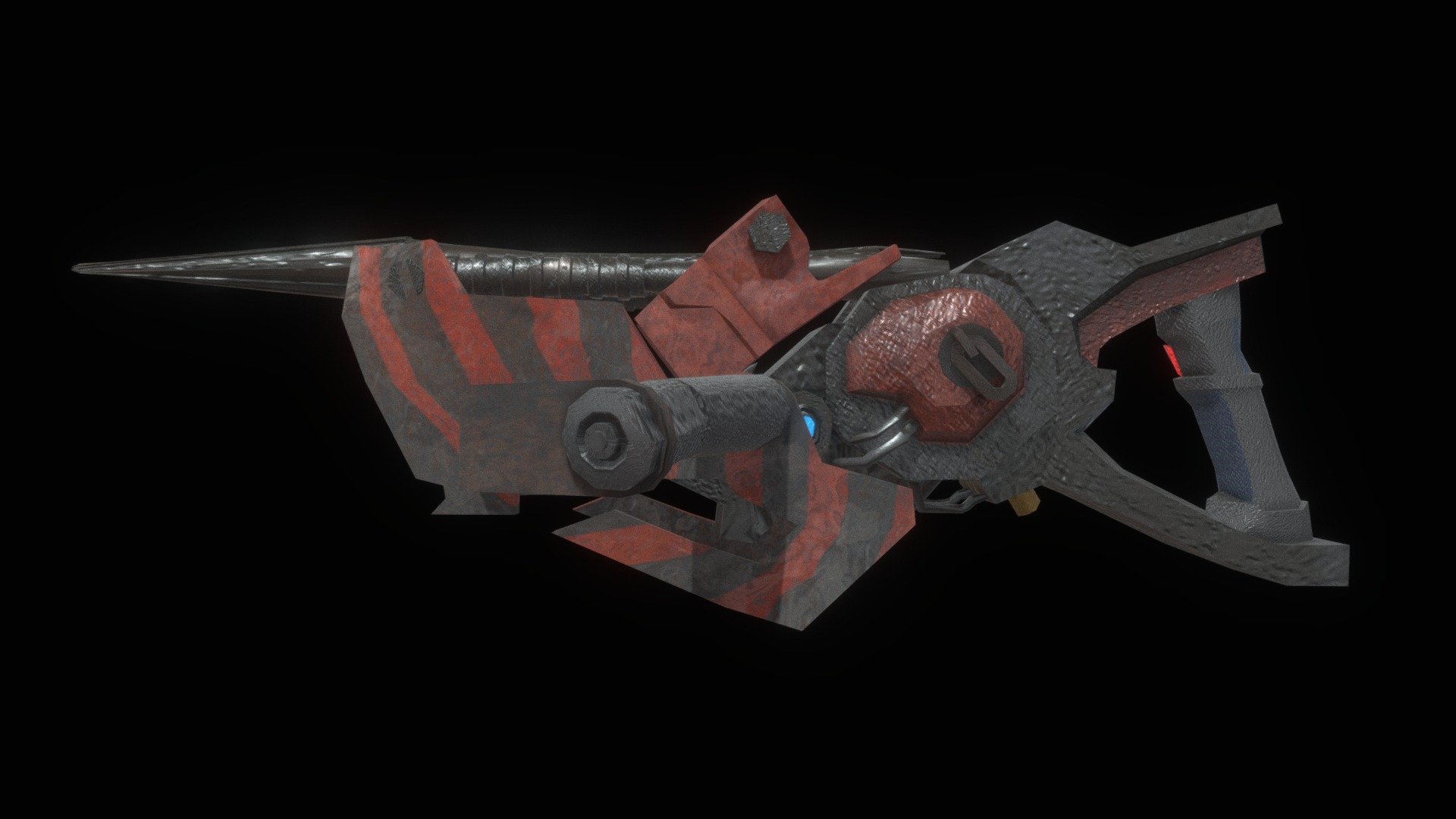 Bulletstorm Penetrator Weapon Remodel - Download Free 3D model by ...