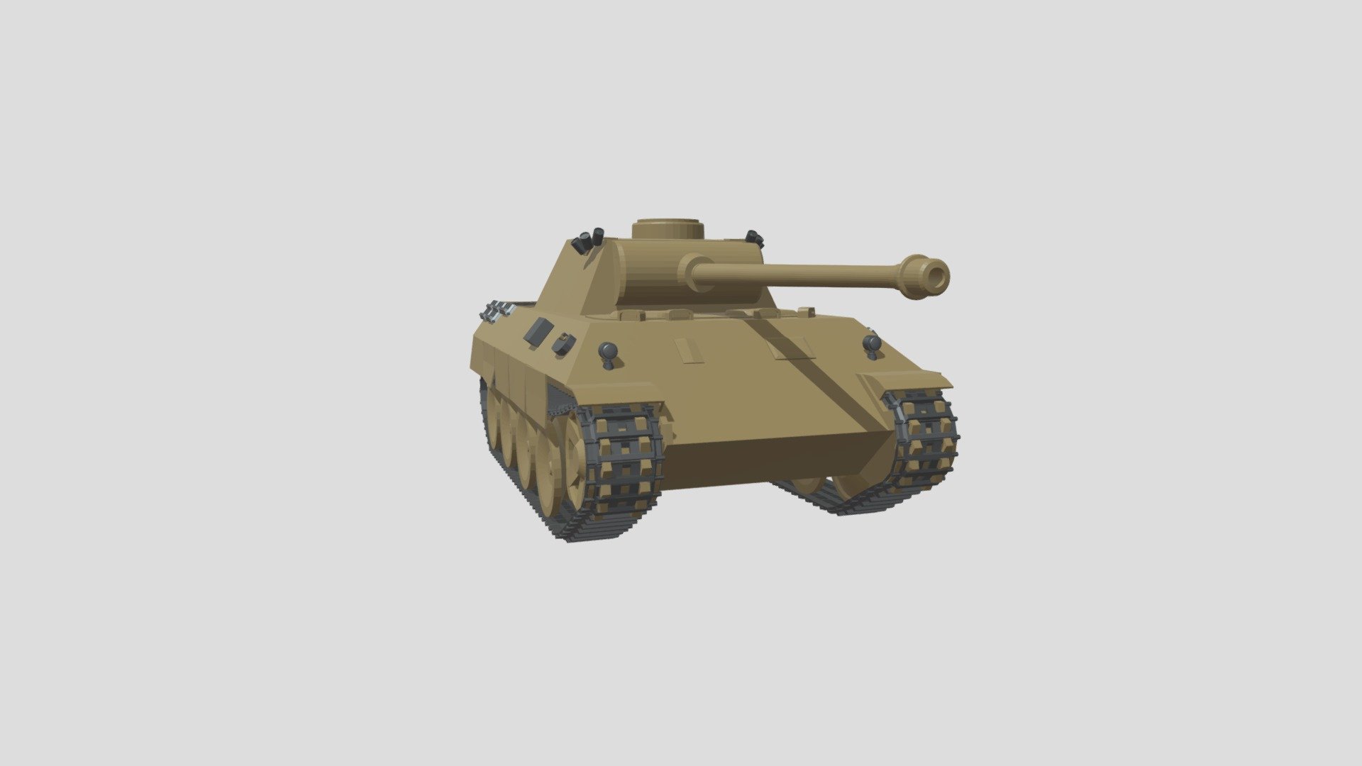 Panzer V "Panther" Ausf D - Download Free 3D model by MrProper137 ...