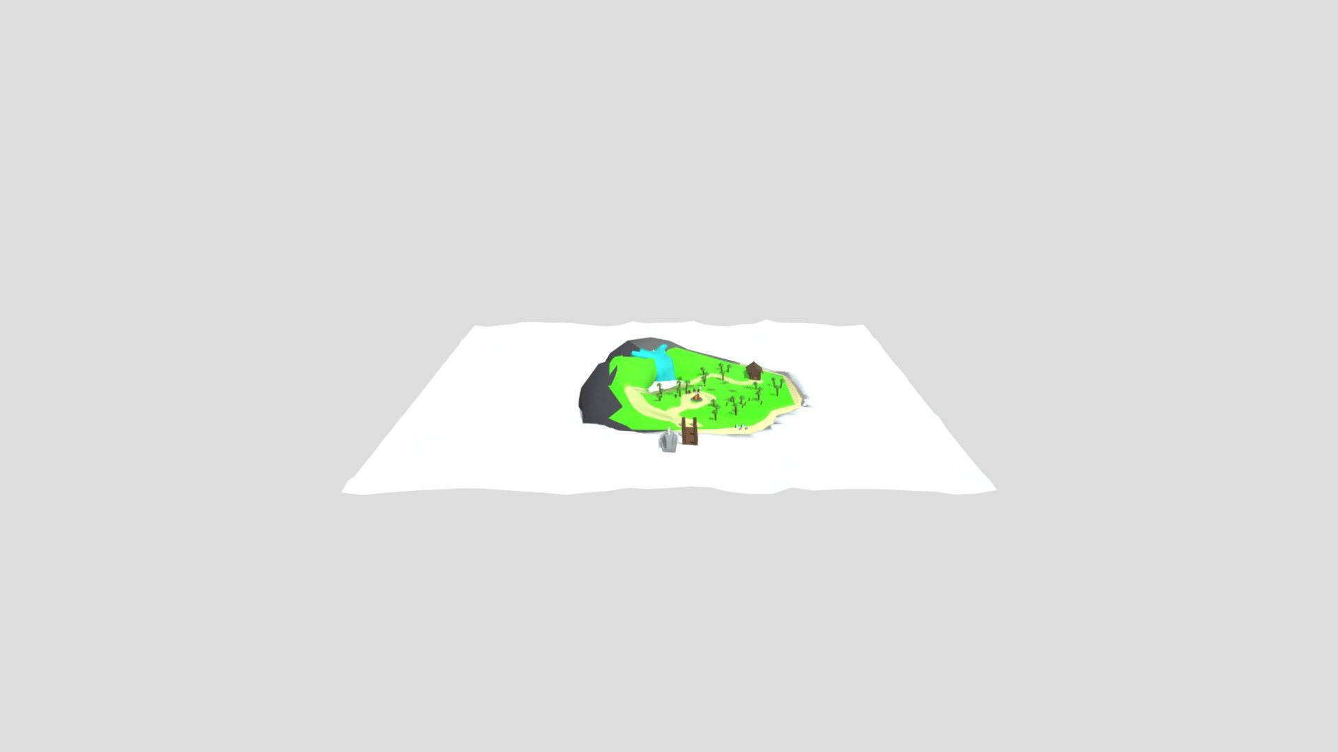 ISLAND - Download Free 3D model by mason_peart [476463f] - Sketchfab