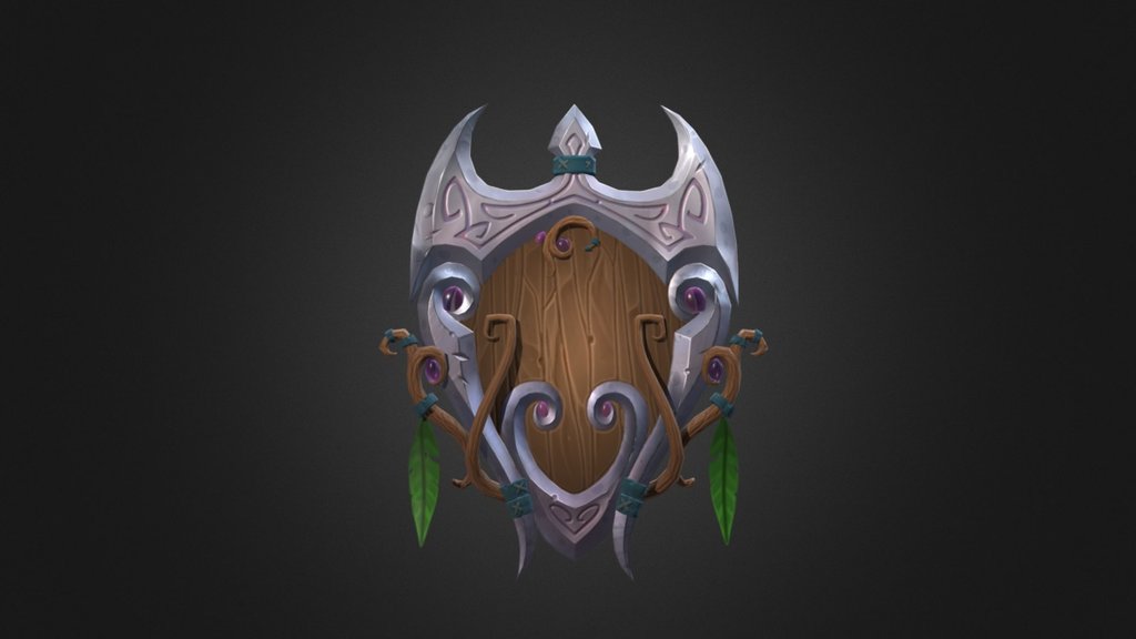 Cartoon Shield - 3D model by N4meless [4767347] - Sketchfab