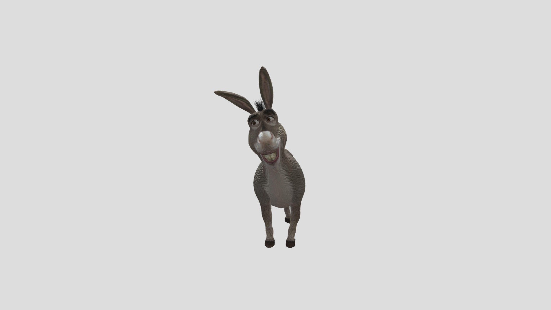 Donkey (Pocket Shrek) And (Animations) - Download Free 3D model by ...