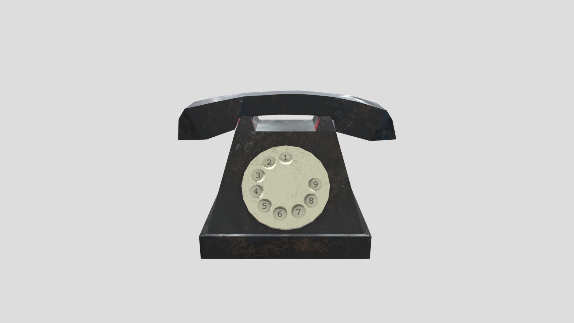 Aged phone - 3D model by Crusty_nugget [476b724] - Sketchfab