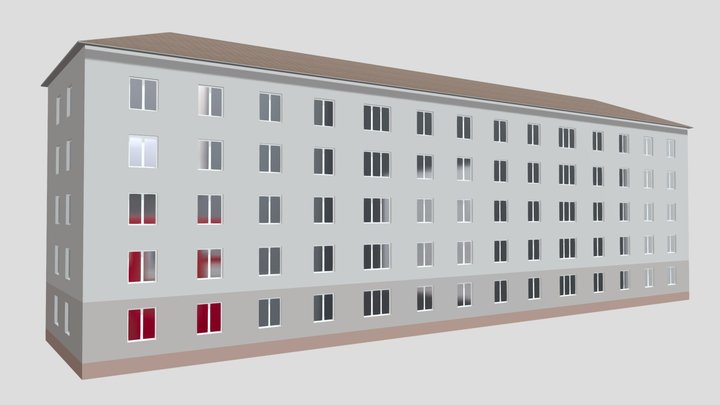 Khrushchevka 3D models - Sketchfab