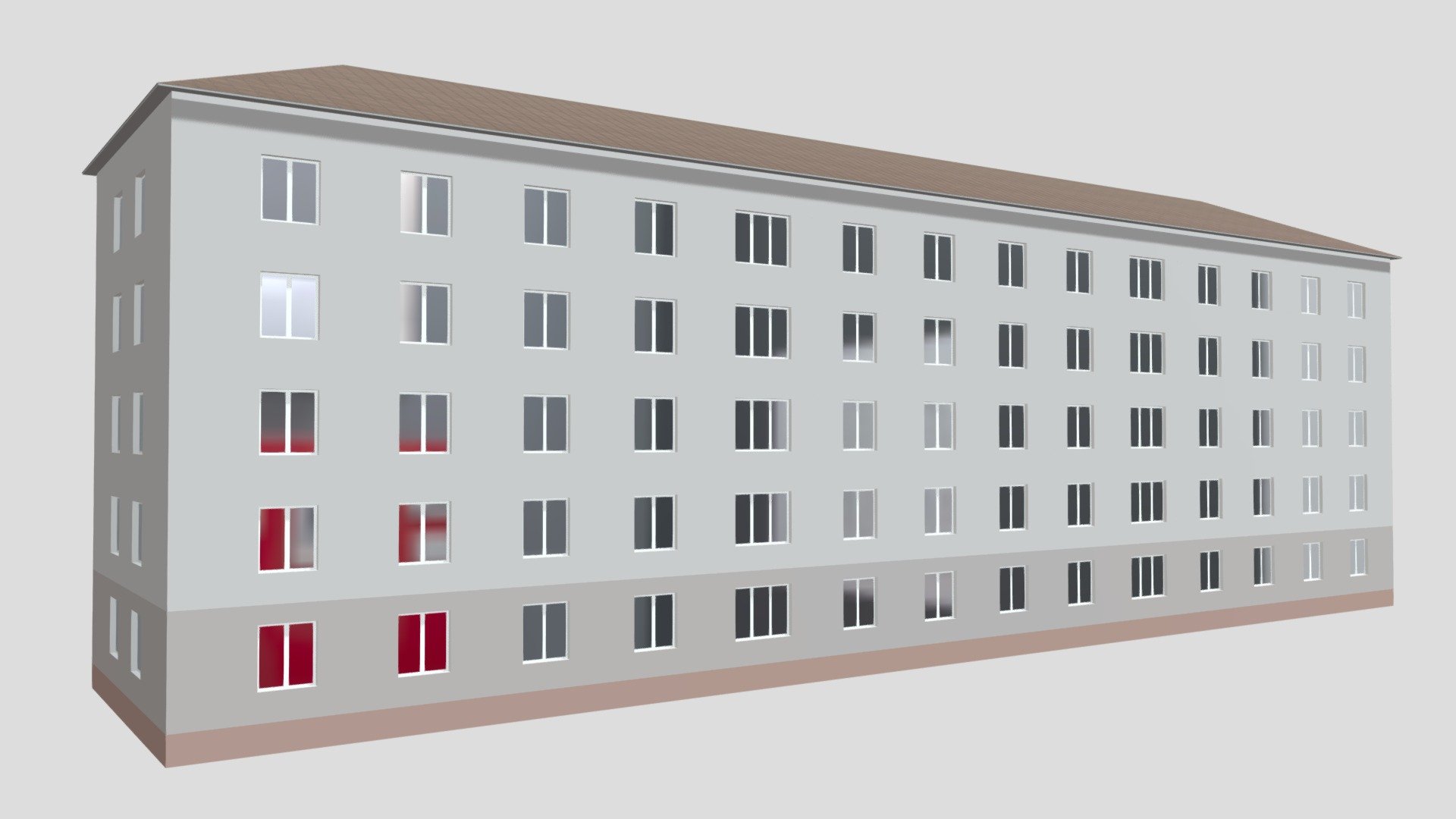 Soviet Residential Building - Download Free 3D model by Ivan-Kanaev ...
