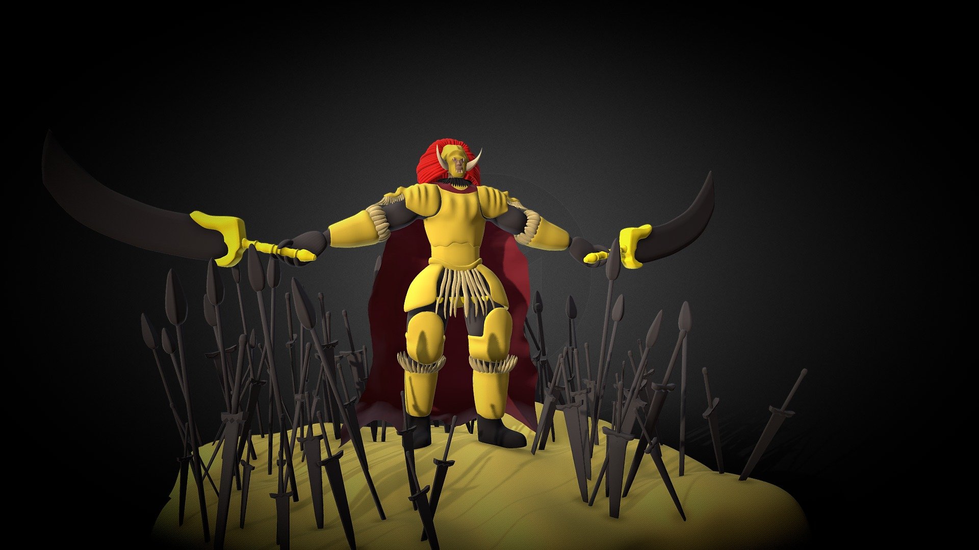 Starscourge Radahn - Download Free 3D model by PatMat (@patmateee ...