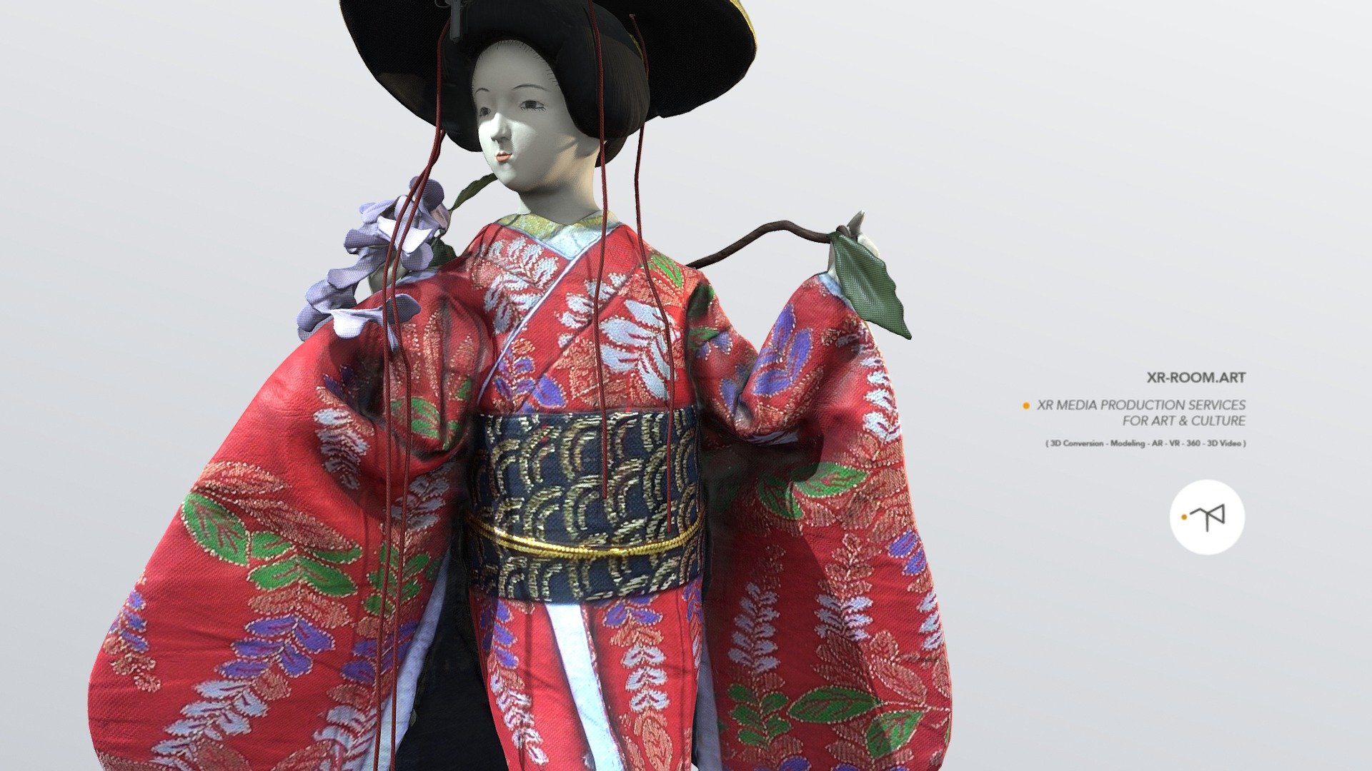 Geisha | Unknown Artist - 3D model by Prefixa [476dcd3] - Sketchfab