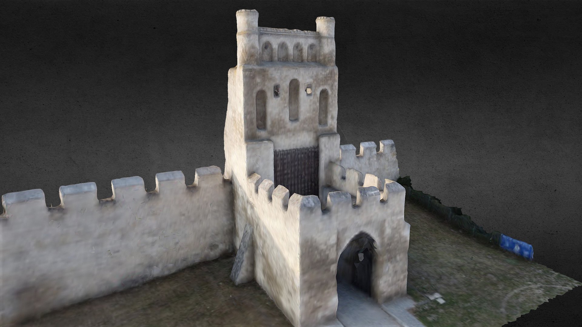Brama Miejska (city gate) w Szydłowie - 3D model by "Sferyczny" M.P ...