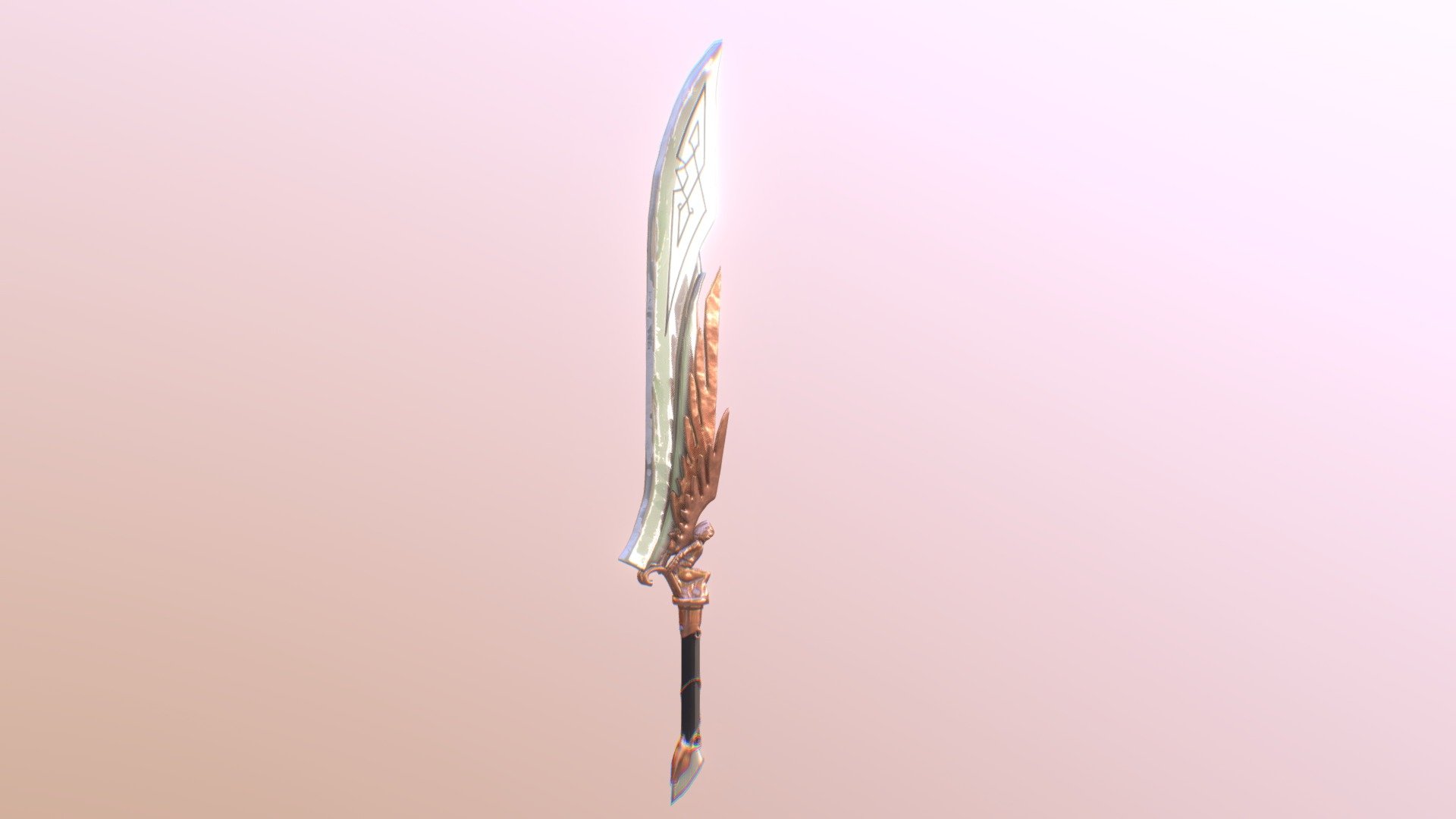 Angel Sword - 3D model by Hesfox [476e9b7] - Sketchfab