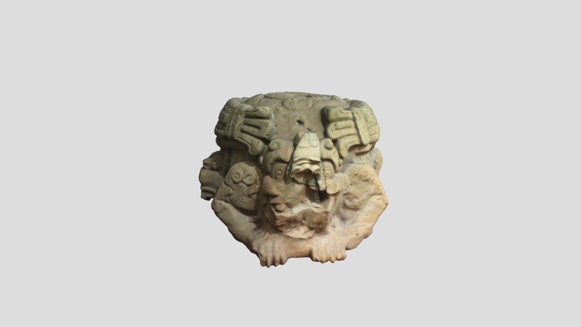 Modelo 3D Altar Estela N, Copán - 3D model by ricardosv93 [4770fe1 ...