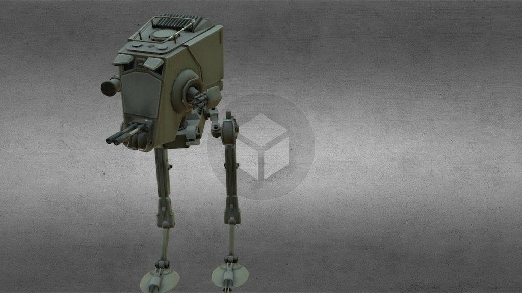 AT-ST - 3D model by reapermediasr [47717b8] - Sketchfab