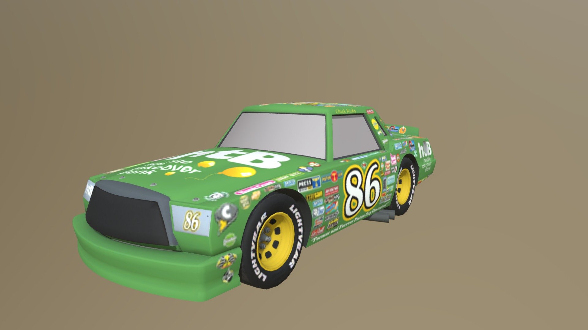 Chick Hicks (2) - 3D model by Bridget Goins (@britttanygoins23 ...
