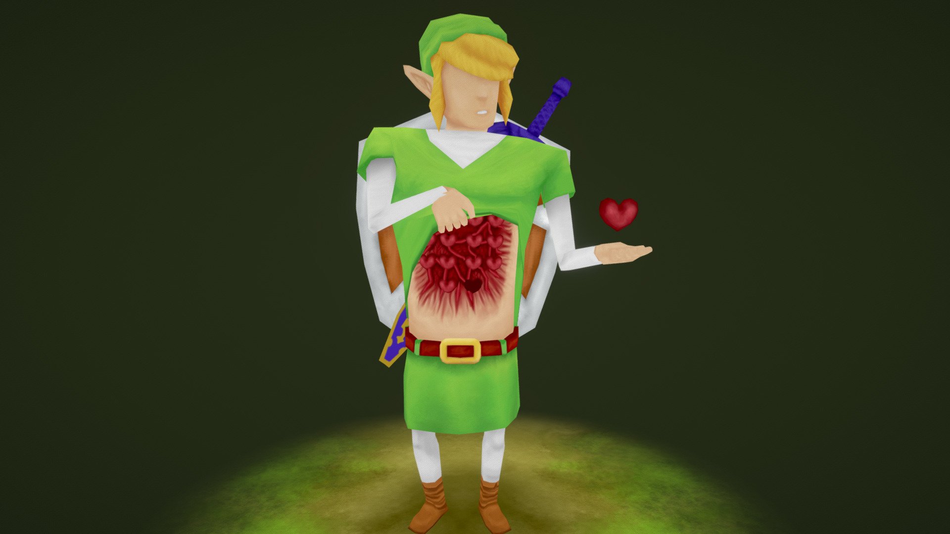 Link's Hearts - 3D model by Ignatius Reillius (@ignatiusreillius ...