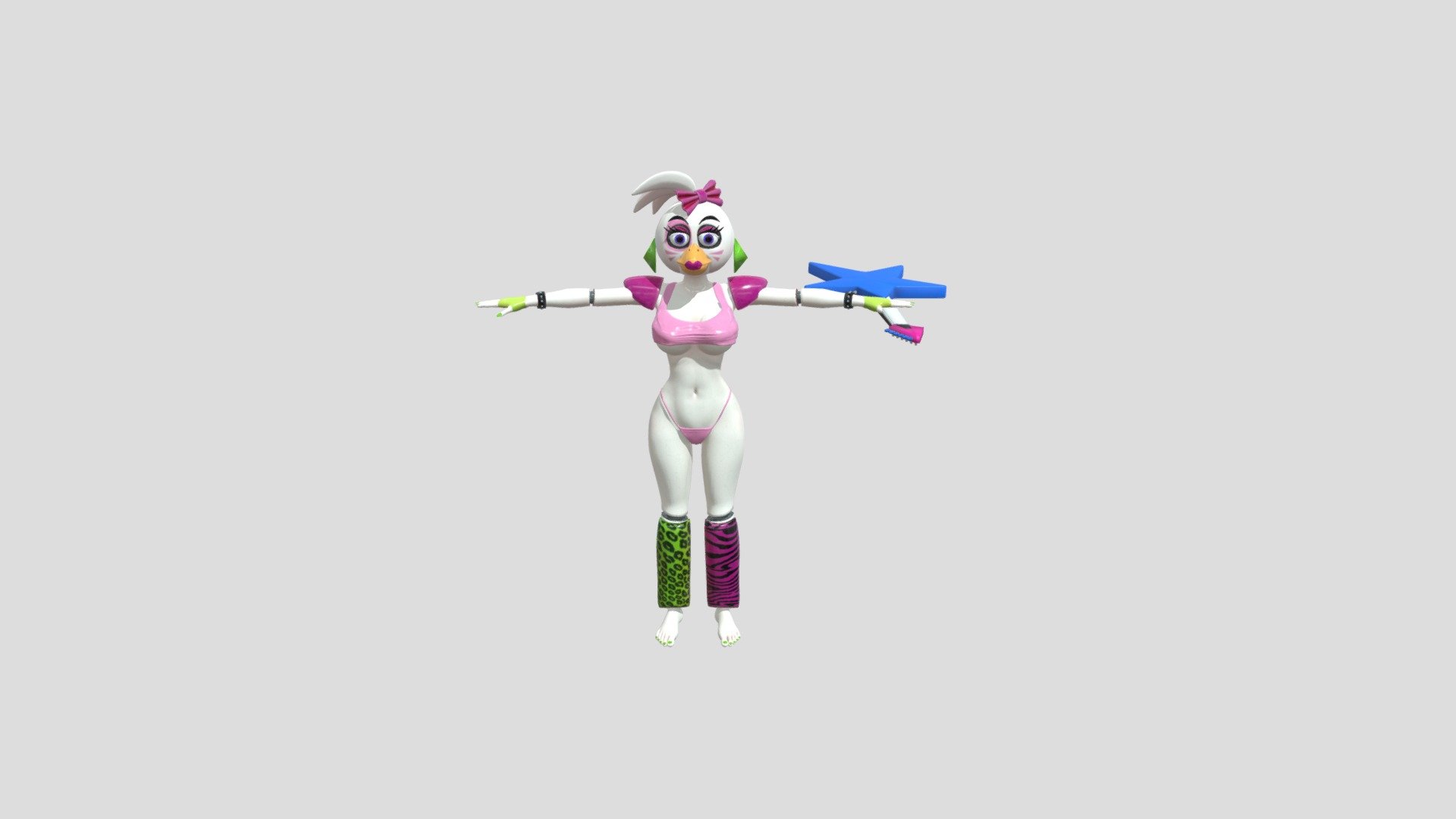 Sexy Chica Download Free 3d Model By Beanerhead Beaneraa [4774b29