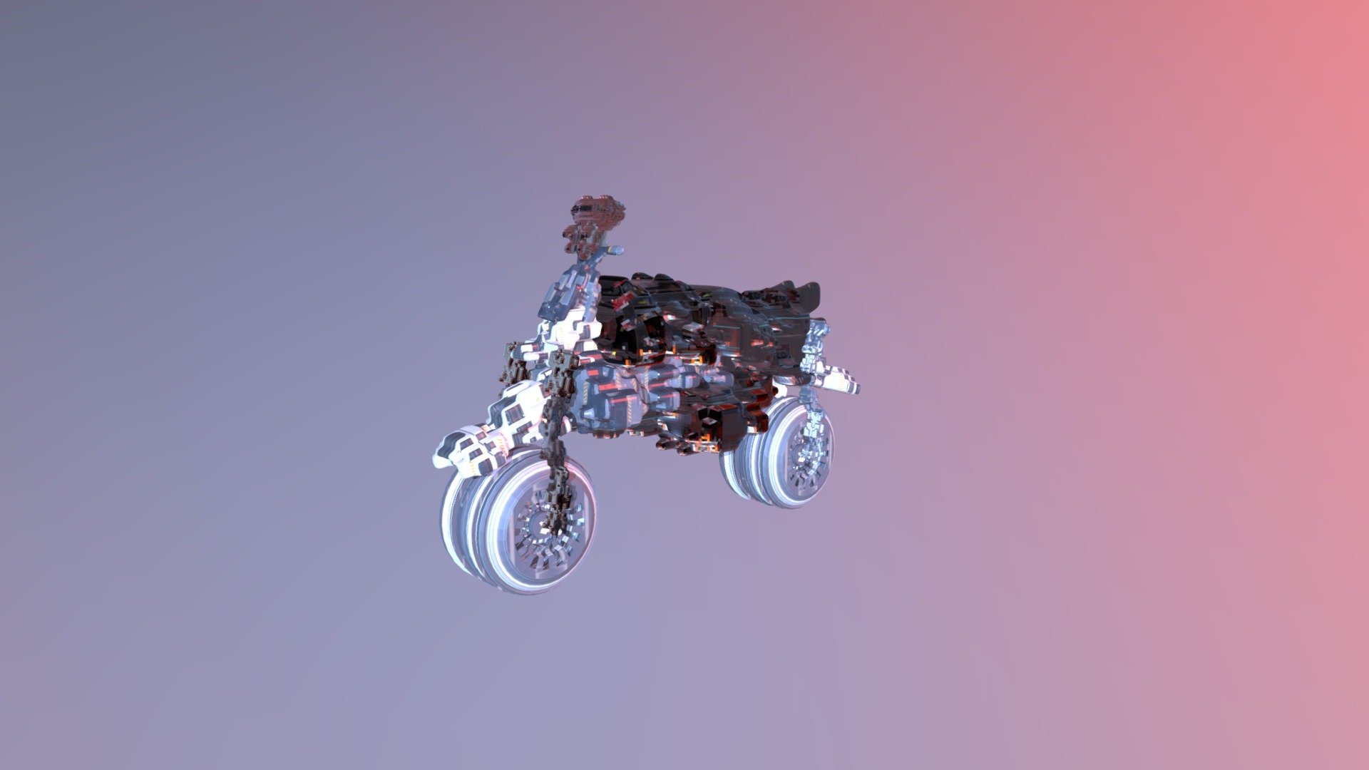 Free Sci-fi Motorcycle for Blender! - Download Free 3D model by ...