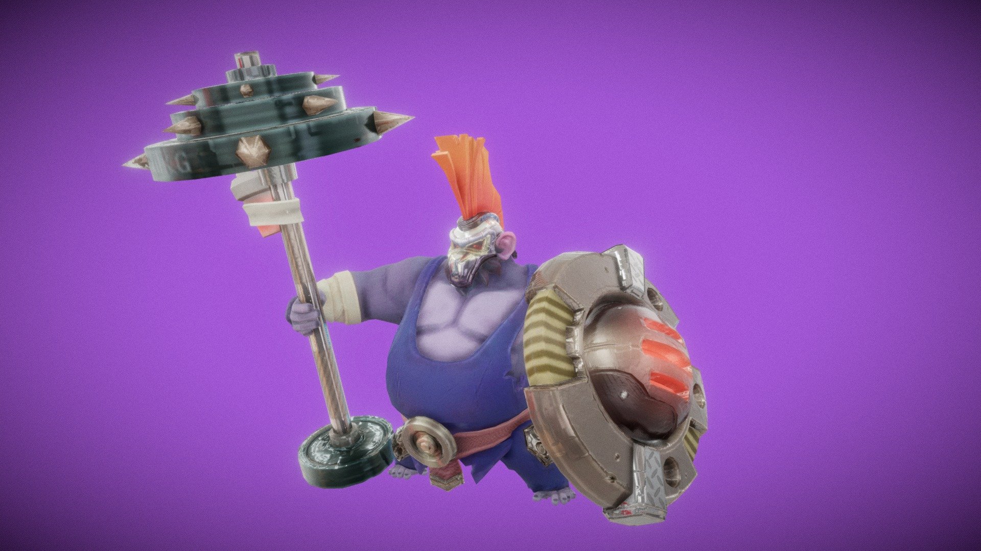 Steroid monkey - Buy Royalty Free 3D model by Luna Studio (@StudioLuna ...
