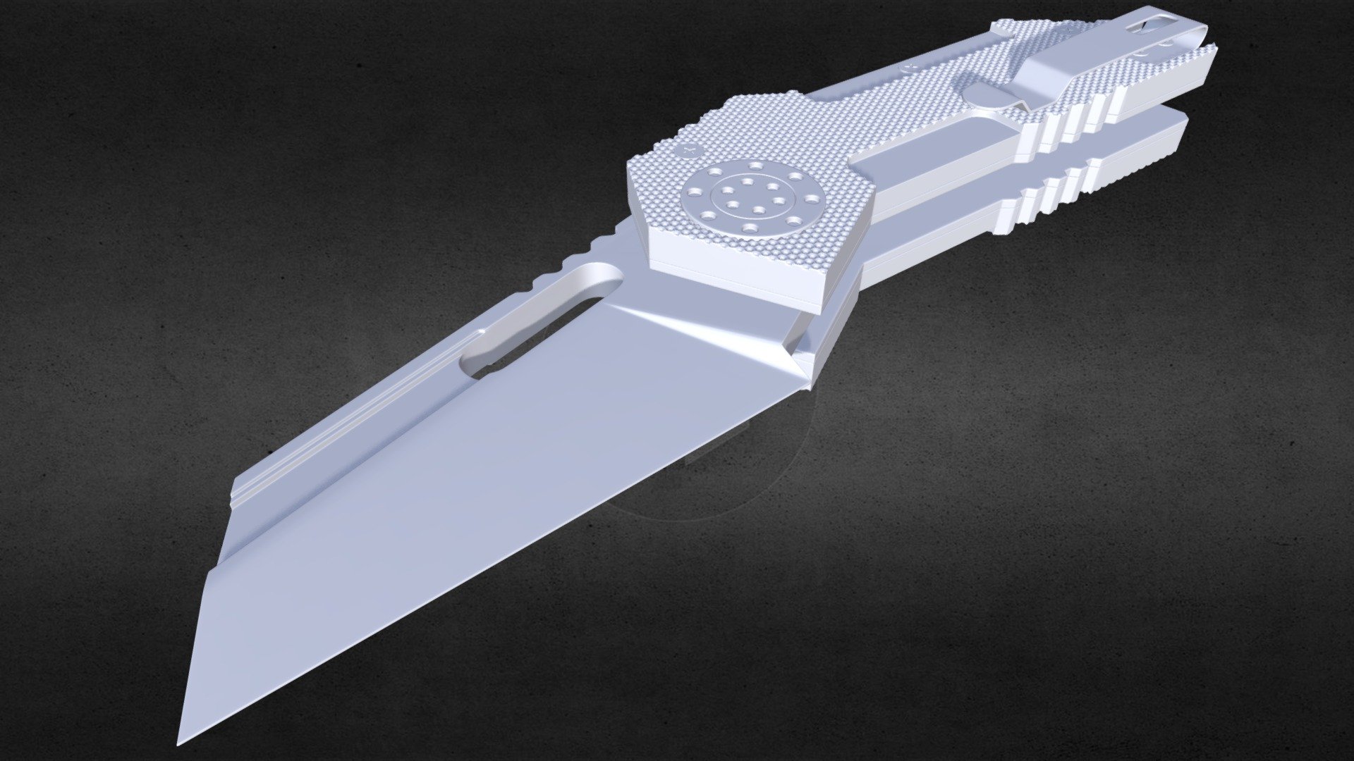 Folding Knife (Hi-res.version) - 3D model by Random creations ...