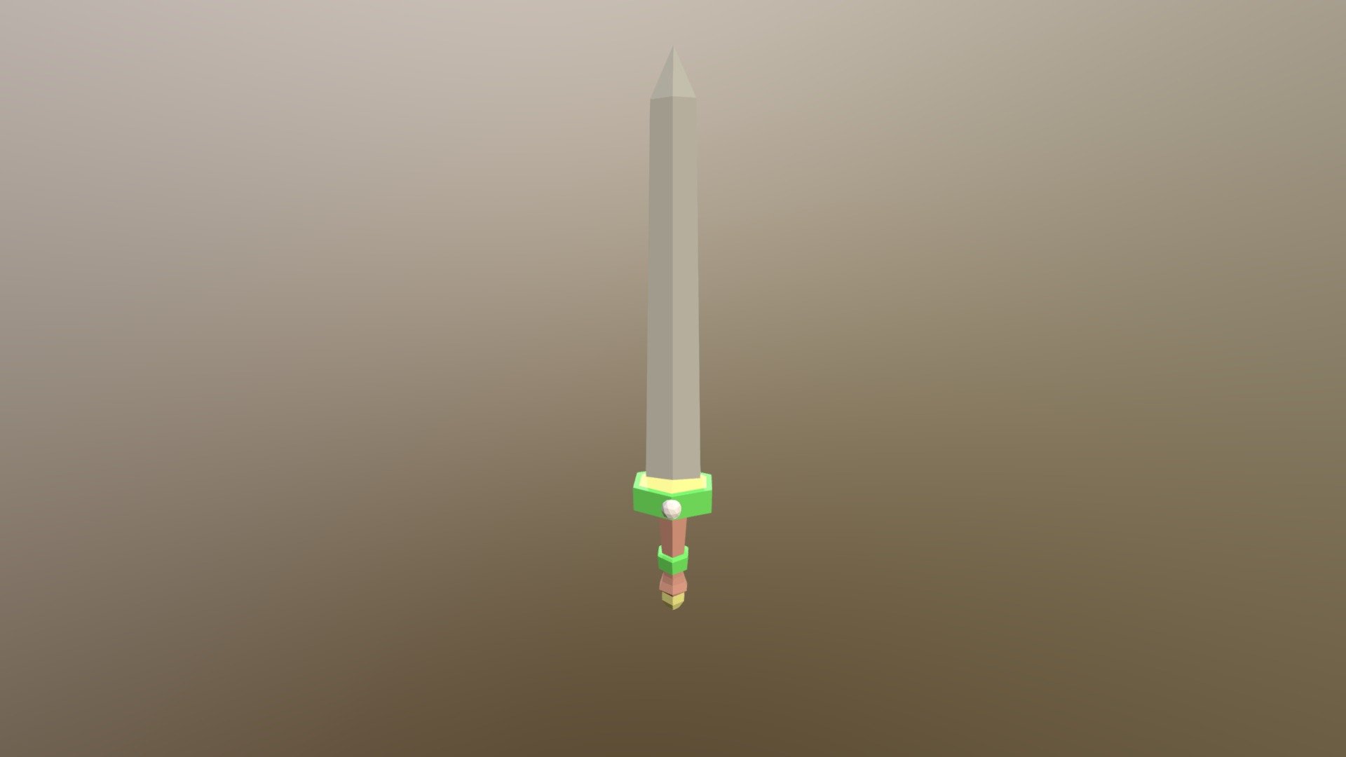 Sword (My first blender) - Download Free 3D model by SRBLudak [477a3b3 ...