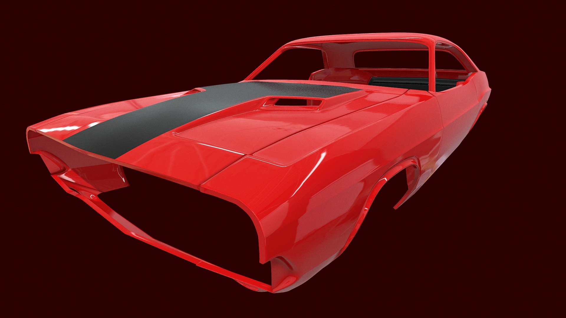 1970 Dodge Challenger R/T WIP - Download Free 3D model by Dave.Maak ...