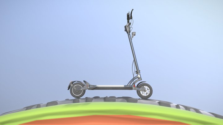 Electric-motor-scooter 3D models - Sketchfab