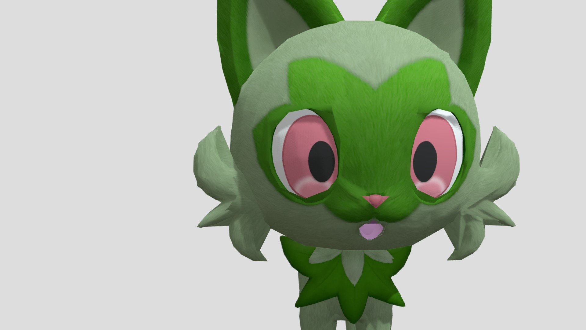 Sprigatito 3D model - Download Free 3D model by anubispalworld534 ...