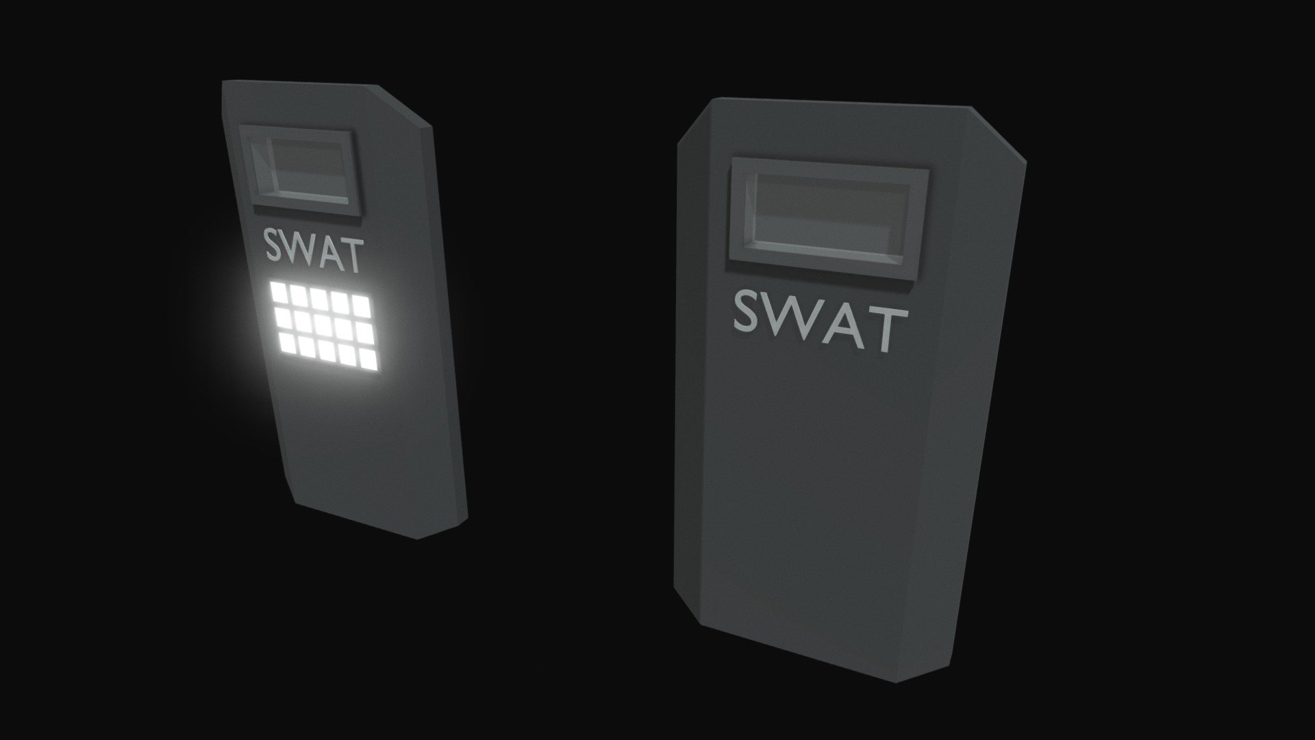 Swat Balistic Shield Low Poly - Buy Royalty Free 3D model by Bundem ...