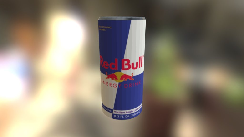 Red Bull - 3D model by espenfa [478076d] - Sketchfab