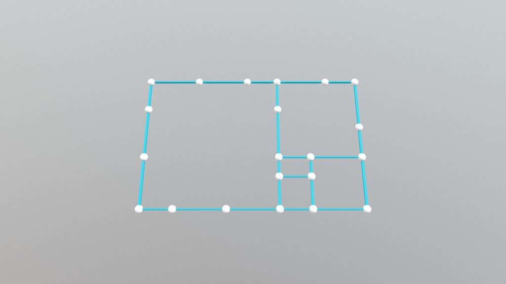 21 25 1 Golden Rectangle Spiral - 3D model by Zometool [4781c1a ...