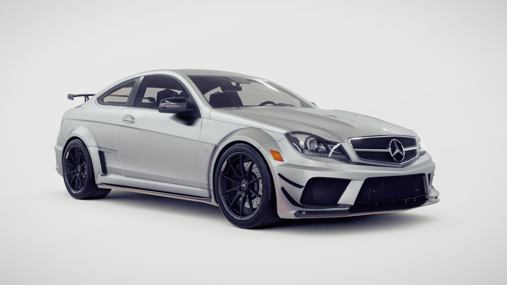 Mercedes C63 AMG Black - 3D model by Wojciech Klimas (@WojciechKlimas ...