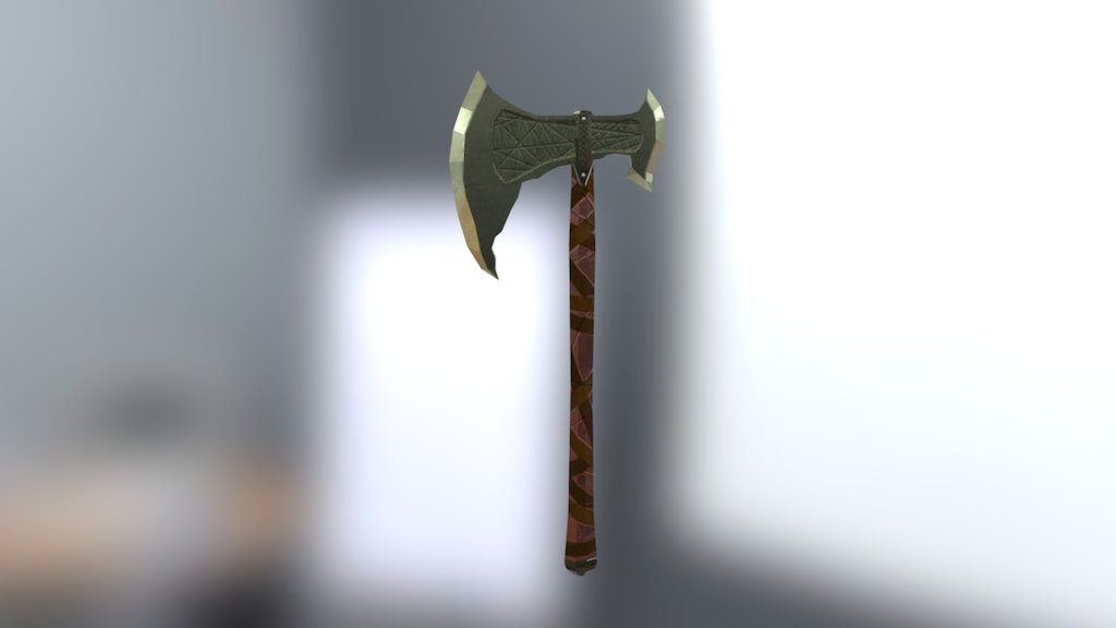 A one handed axe - 3D model by Dertzack [4783afe] - Sketchfab
