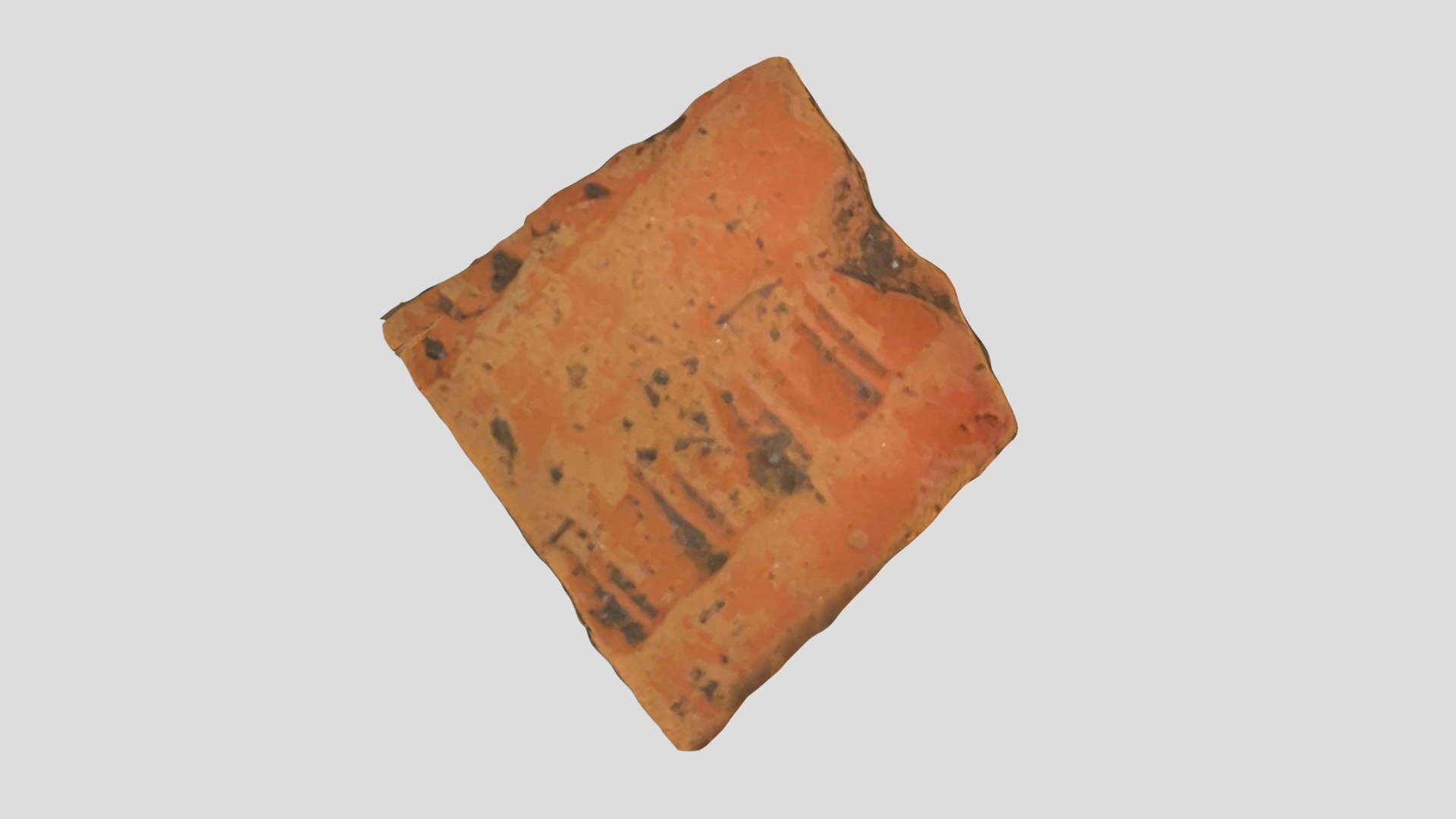 Wmid-cf34e4 Roman Pottery Sherd - Download Free 3D model by ...