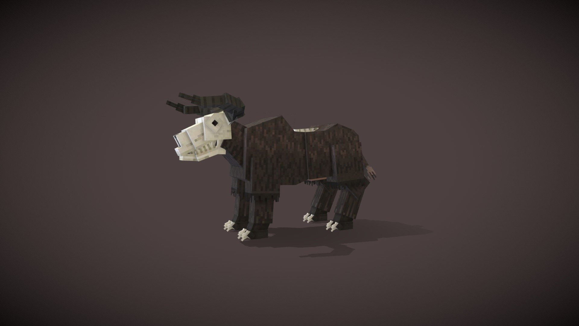Scary Cow - 3D model by PIXELAR (@pixelarco) [47845fd] - Sketchfab