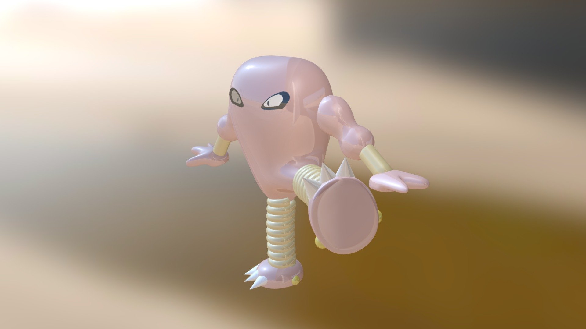 Hitmonlee - 3D model by Miguel7u7 [4784911] - Sketchfab