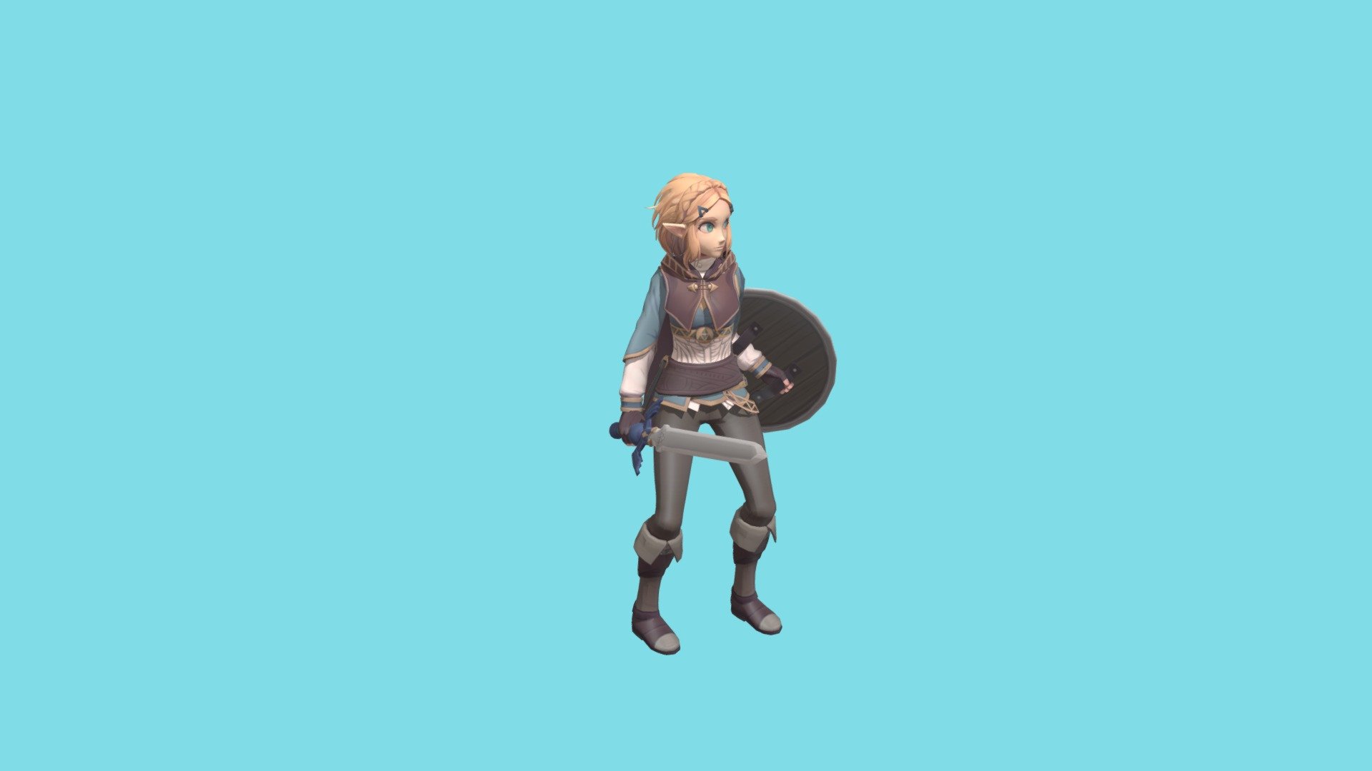 Zelda Animations - 3D model by Luxary (@luxary.arxer) [4785623] - Sketchfab