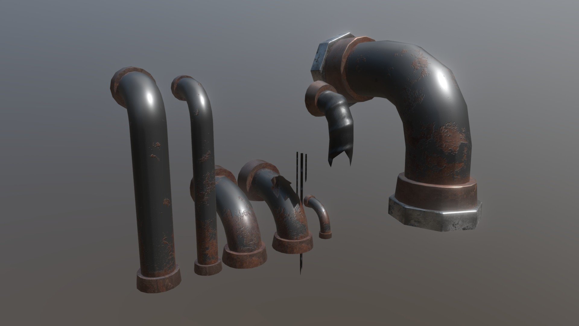 Pipe Set - 3D model by Trikery [4786811] - Sketchfab